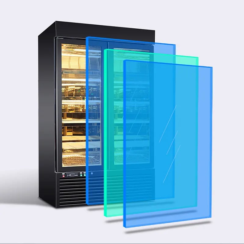 2 Door Dry Aged Fridge Freezer for Dry Aging Meat