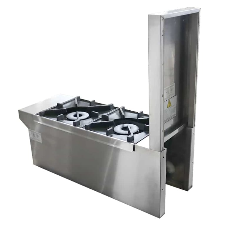 2 Burner Hanging Gas Stove CM-NWOB2-CL Commercial Industrial Kitchen ...