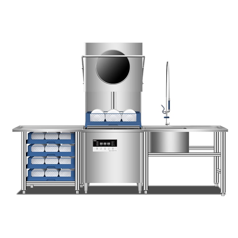 Commercial Kitchen Equipment Dishwasher Hood Dishwasher