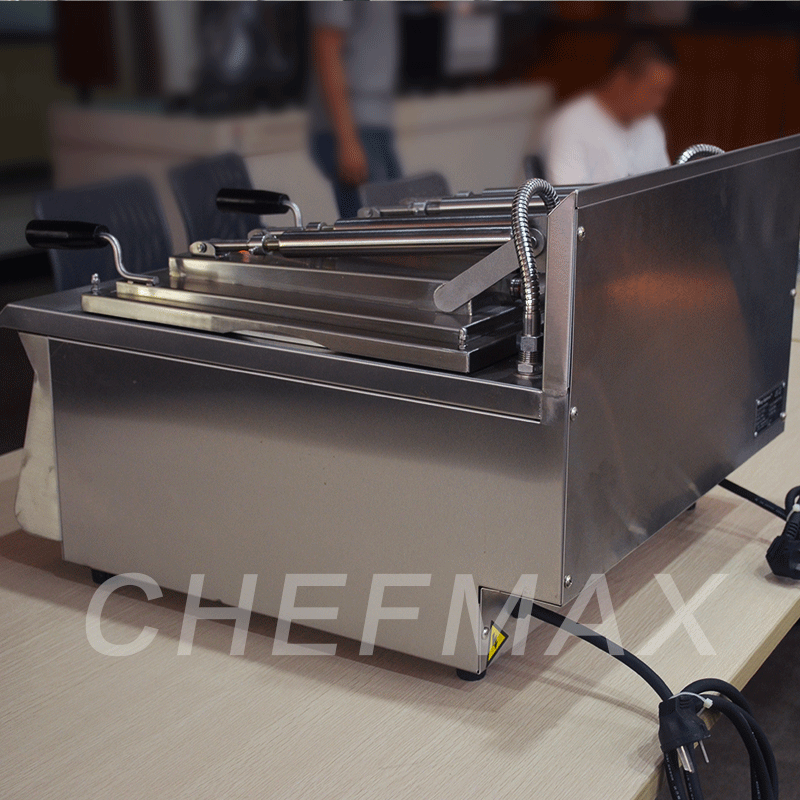 Double Burner Dumpling Grill Automatic Dumplings Machine