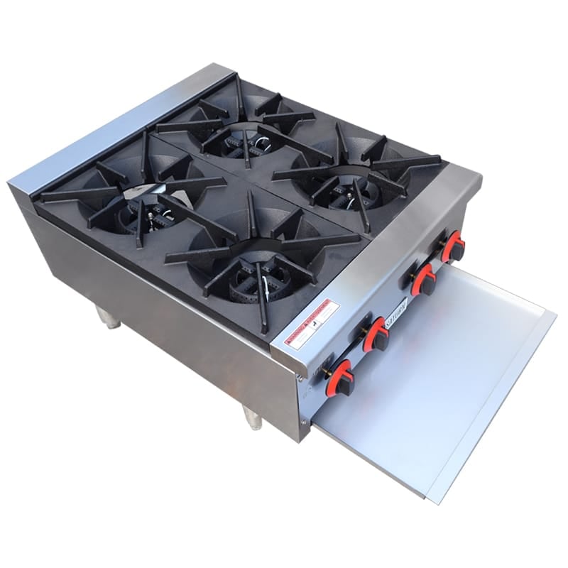 Commercial Countertop Range 4 Burner CM-HS-4 Restaurant Kitchen Gas ...